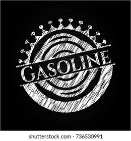 Gasoline Written Chalkboard Texture Stock Vector (Royalty Free ...