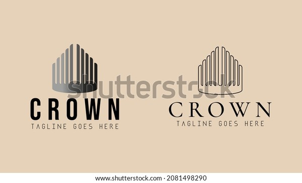 Gate Crown Logo Inspiration Template Real Stock Vector (Royalty Free ...