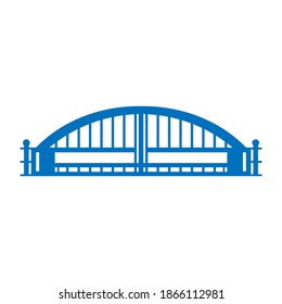 Gate Door Logo Design Template Stock Vector (Royalty Free) 1866112981 ...