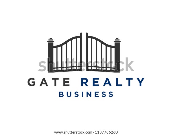 Gate Logo Design Inspiration Stock Vector (Royalty Free) 1137786260