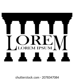 Gate Vector Logo Your Company Label Stock Vector (Royalty Free ...