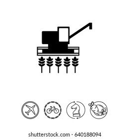 Gathering Harvest Icon Stock Vector (Royalty Free) 609510938