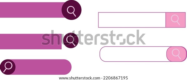 Gathering Round Search Bar Seach Box Stock Vector (Royalty Free ...