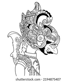 Gatot Kaca 1 Son Bima Arimbi Stock Vector (Royalty Free) 2194875407 ...
