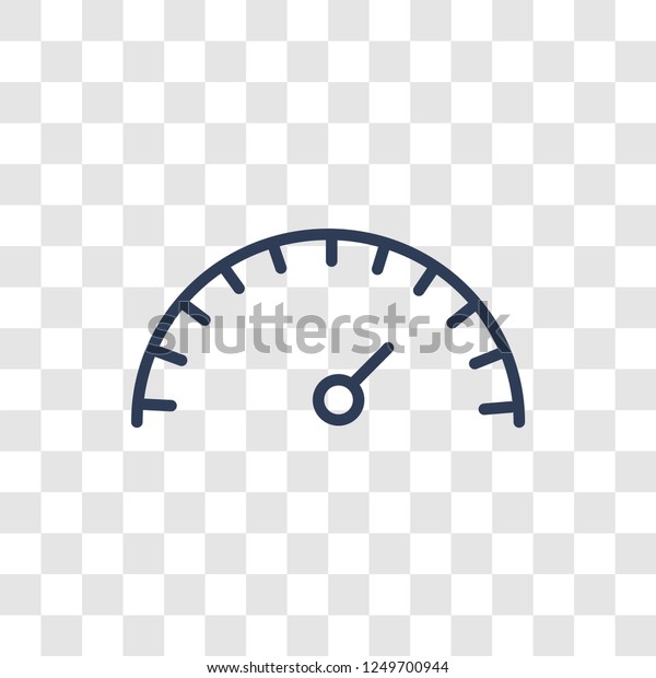 Gauge Icon Trendy Linear Gauge Logo Stock Vector (Royalty Free ...