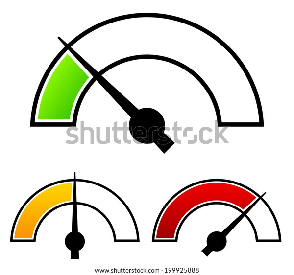 Gauge Meter Templates Pressure Gauge Level Stock Vector (Royalty Free ...