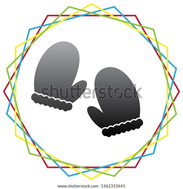 Gauntlet Sign Illustration Vector Black Icon Stock Vector (Royalty Free ...