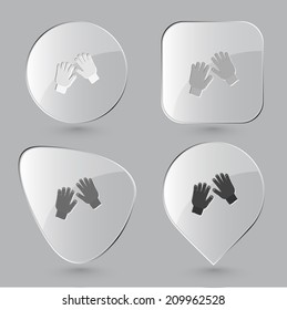 Gauntlets Glass Buttons Vector Illustration Stock Vector (Royalty Free ...