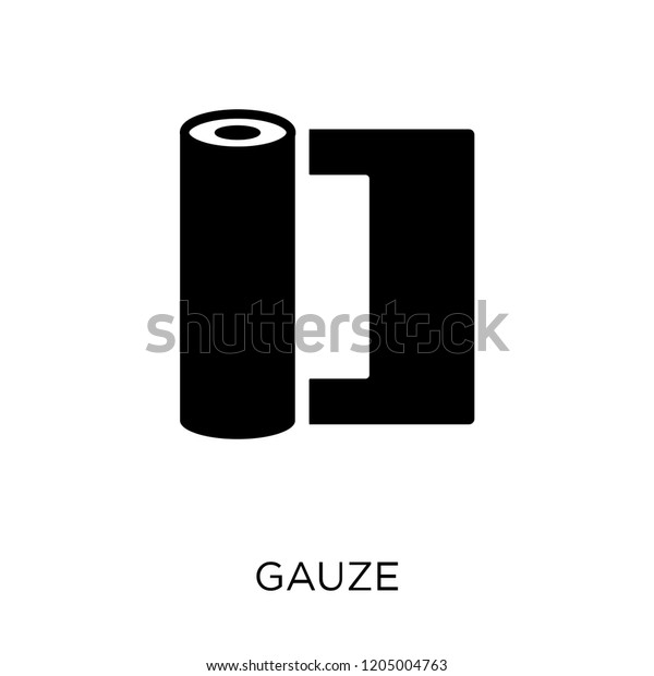 Gauze Icon Gauze Symbol Design Dentist Stock Vector (Royalty Free ...