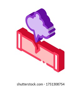 Gaz Pipe Break Pollution Vector Isometric Stock Vector (Royalty Free ...
