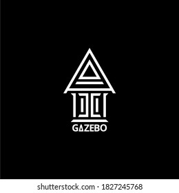 Gazebo Logo Gazebo Vector Illustration Icon Stock Vector (Royalty Free ...