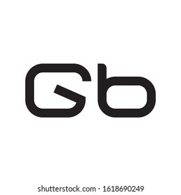 5b Letter Original Monogram Logo Design: vetor stock (livre de direitos ...