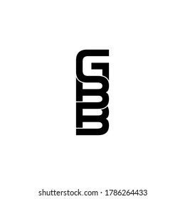 Gbb Letter Original Monogram Logo Design Stock Vector (Royalty Free ...
