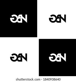 Gbn Letter Original Monogram Logo Design Stock Vector (Royalty Free ...
