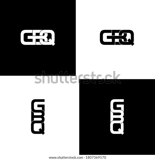 Gbq Letter Original Monogram Logo Design Stock Vector (Royalty Free ...