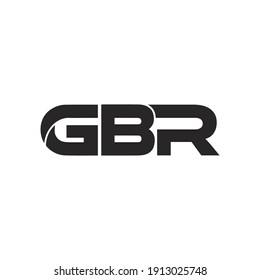 Gbr Letter Logo Design Vector Stock Vector (Royalty Free) 1913025748 ...