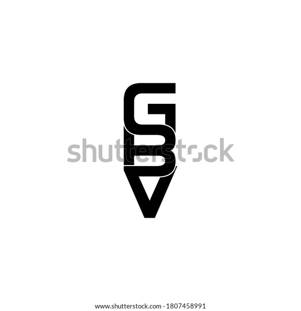 Gbv Letter Original Monogram Logo Design Stock Vector (Royalty Free ...