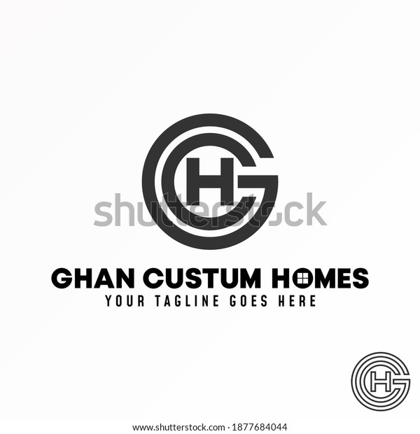 Gch Logo Gch Font Design Letter Stock Vector (Royalty Free) 1877684044