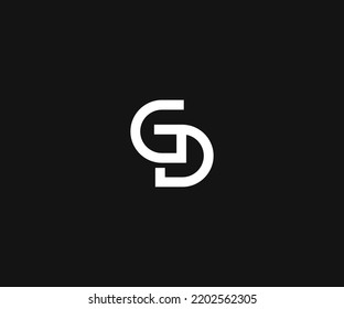 Gd Dg Letter Logo Vector Template Stock Vector (Royalty Free ...