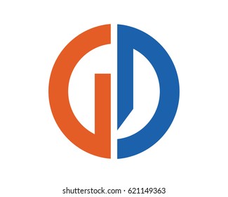 Vector Logo Template Concept Illustration Two Stock Vector (Royalty ...