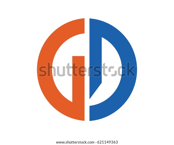 Gd Letters Logos Stock Vector (Royalty Free) 621149363 | Shutterstock