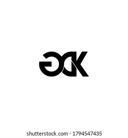 Gdk Letter Original Monogram Logo Design Stock Vector (Royalty Free ...