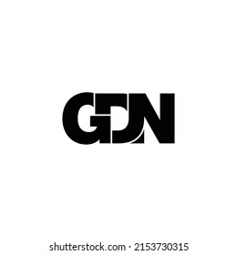 Gdn Letter Monogram Logo Design Vector Stock Vector (Royalty Free ...