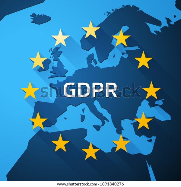 Gdpr General Data Protection Regulation Label Stock Vector (Royalty ...