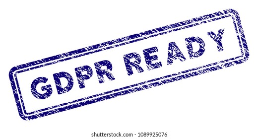 Gdpr Ready Rectangle Stamp Seal Vector Stock Vector (Royalty Free ...