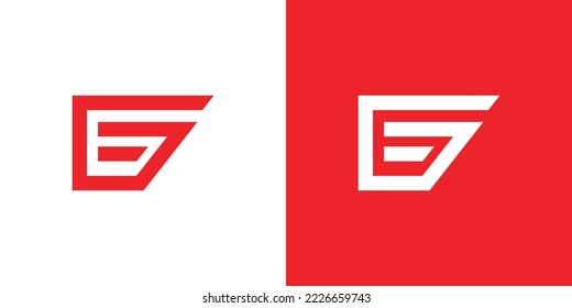 4,323 Letter G And E Modern Logo Design Template Images, Stock Photos ...