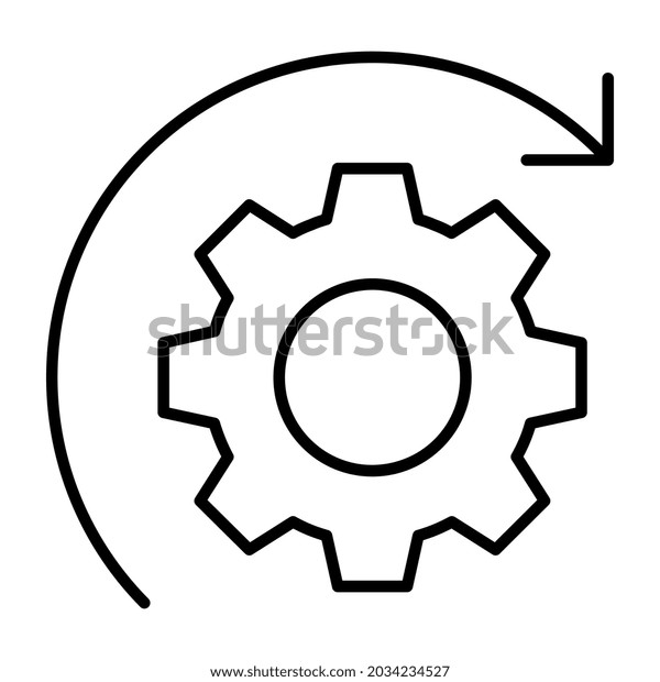 Gear Arrow Showing Concept Setting Stock Vector (Royalty Free ... Gear Arrow Showing Concept Setting Stock Vector (Royalty Free ...