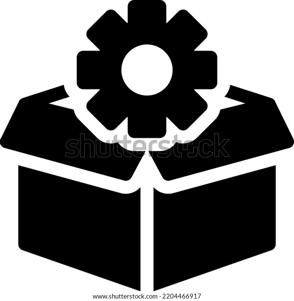 Gear Box Vector Illustration On Transparent Stock Vector (Royalty Free ...