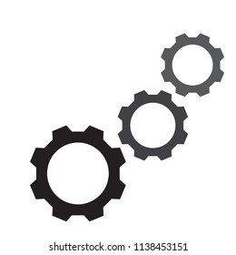 Gear Cog Icon Stock Vector (Royalty Free) 1138453151 | Shutterstock