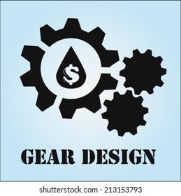 Gear Design Stock Vector (Royalty Free) 213153793 | Shutterstock