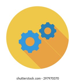 7,815 2 gears icon Images, Stock Photos & Vectors | Shutterstock