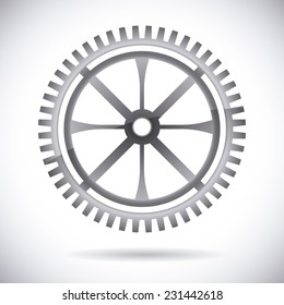 Gear Graphic Design Vector Illustration Stock Vector (Royalty Free ...