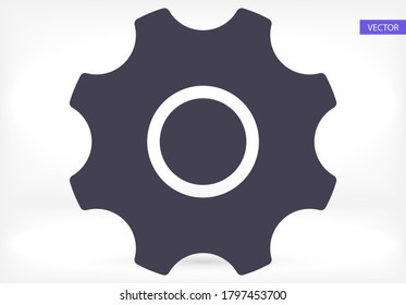 Gear Icon Gear Half Vector Graphics Stock Vector (Royalty Free ...