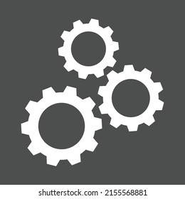 Gear Icon Template Color Editable Gear Stock Vector (Royalty Free ...