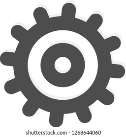 Engineman Insignia Gear Icon: vector de stock (libre de regalías ...