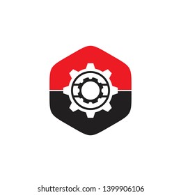 Gear Machine Logo Design Symbol Vector Stock Vector (Royalty Free ...