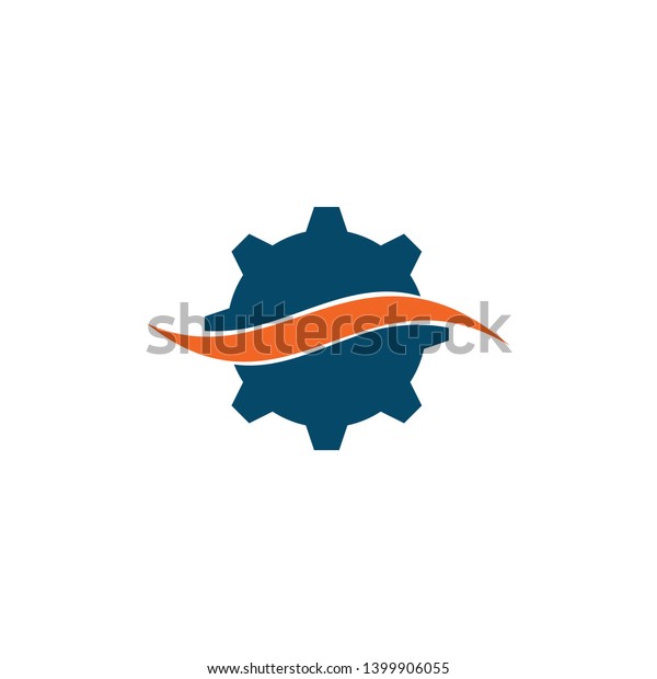 Gear Machine Logo Design Symbol Vector Stock Vector (Royalty Free ...