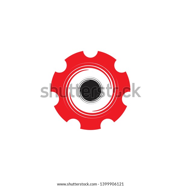 Gear Machine Logo Design Symbol Vector: เวกเตอร์สต็อก (ปลอดค่าลิขสิทธิ์ ...