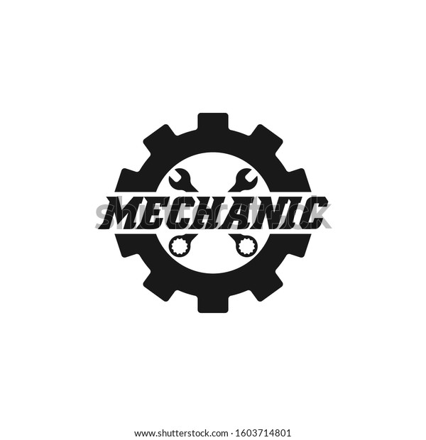 Gear Mechanic Logo Design Template Stock Vector (Royalty Free ...