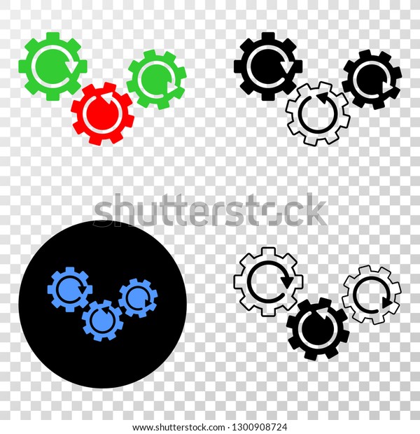 Gear Mechanism Eps Vector Pictograph Contour Stock Vector (Royalty Free ... Gear Mechanism Eps Vector Pictograph Contour Stock Vector (Royalty Free ...