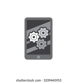 Gear Mobile Logo Icon Design Stock Vector (Royalty Free) 1039445953 ...