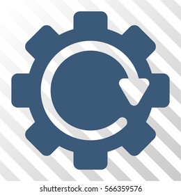 Gear Rotation Direction Vector Pictograph Illustration Stock Vector ...