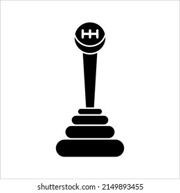 Gear Shift Line Icon Outline Vector Stock Vector (Royalty Free ...