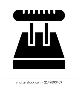 Gear Shift Line Icon Outline Vector Stock Vector (Royalty Free ...