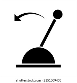 Gear Shift Line Icon Outline Vector Stock Vector (Royalty Free ...