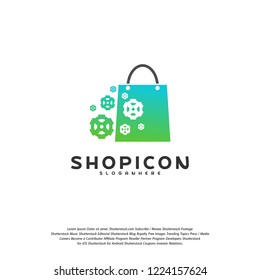 Gear Shop Logo Template Design Vector Stock Vector (Royalty Free ...
